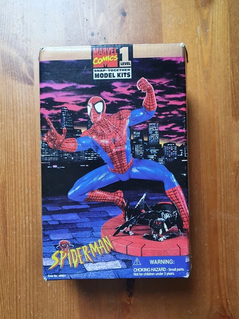 VINTAGE SPIDERMAN SNAP Together Model Kit (Level 1) Beginner by toy biz ...