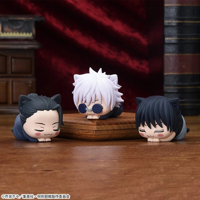 JUJUTSU KAISEN GOJO Geto Toji Fushiguro Ohiruneko Mini Figure set of 3 ...