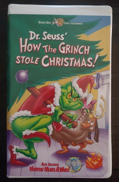 PREVIOUSLY VIEWED VHS MOVIE~"HOW THE GRINCH STOLE CHRISTMAS" Dr. Seuss ...