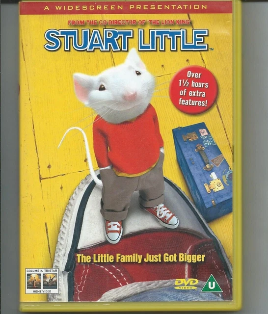 STUART LITTLE DVD 1999 Film Rated U Adventure Comedy Family 81 Minutes ...