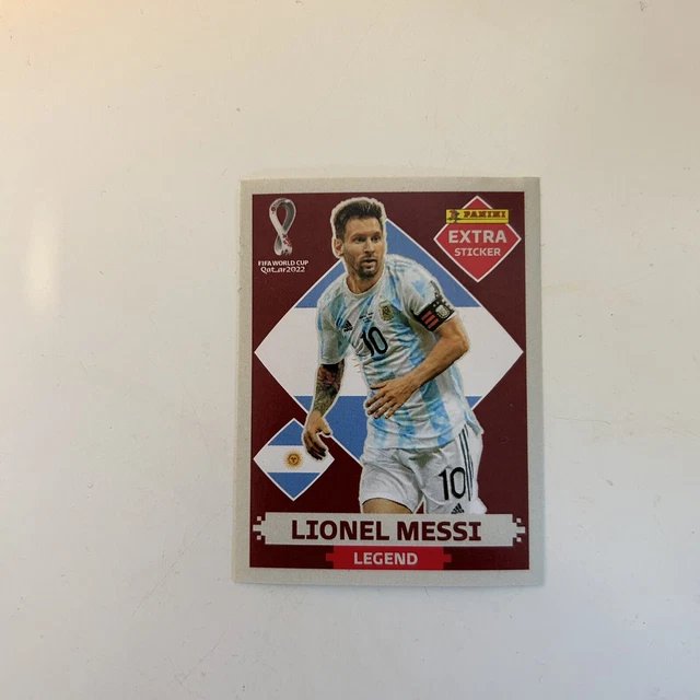 LIONEL MESSI - Panini Qatar 2022 FIFA World Cup - EXTRA STICKER LEGEND £12.20 - PicClick UK