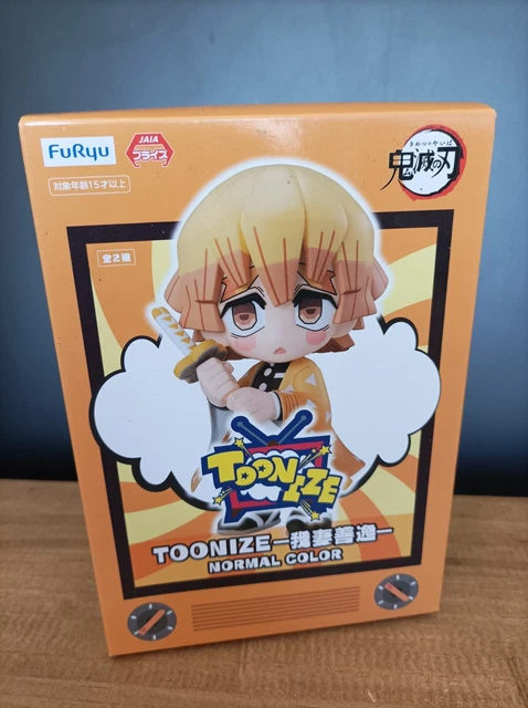 FIGURINE ZENITSU AGATSUMA Demon Slayer Kimetsu no Yaiba Furyu Toonize ...