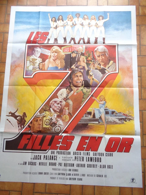 LES 7 FILLES EN OR (ANGELS' BRIGADE) Affiche Film 120x160 Vintage ...