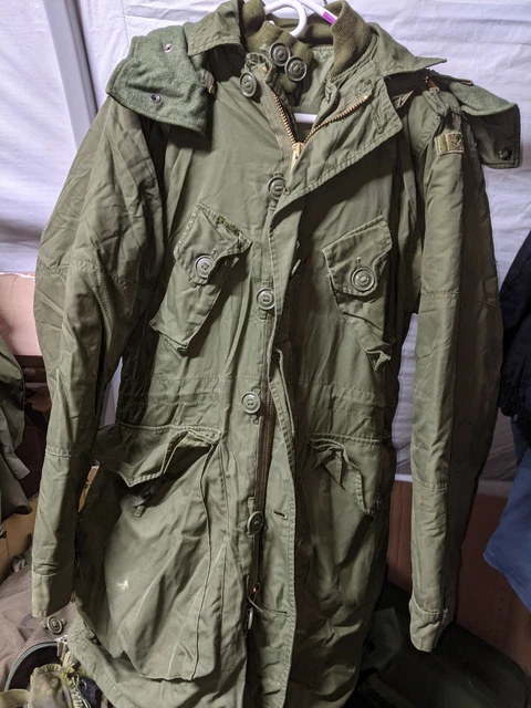 ECW CANADIAN ARMY Parka Extreme Cold Weather Combat Long Small 73/36 ...