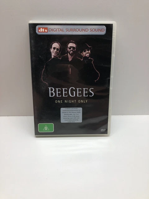 BEE GEES-ONE NIGHT only (DVD, 1997) Very Good Condition Region 4 $6.95 ... BEE GEES-ONE NIGHT only (DVD, 1997) Very Good Condition Region 4 $6.95 ...