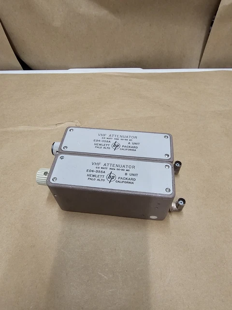 HP MODEL 355A VHF Attenuator 0.5 Watt 50Ω DC-50 MC $199.99 - PicClick