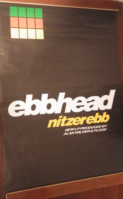 40X60& SUBWAY POSTER~NITZER Ebb 1991 Ebbhead Album Bon Harris Douglas ...