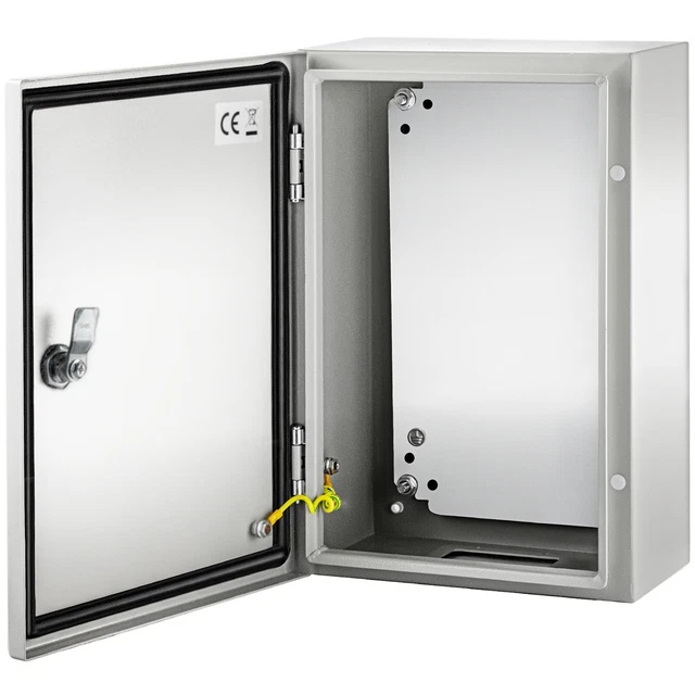 VEVOR CARBON STEEL Electrical Enclosure Box 300 x 200 x 150 mm Wall ...