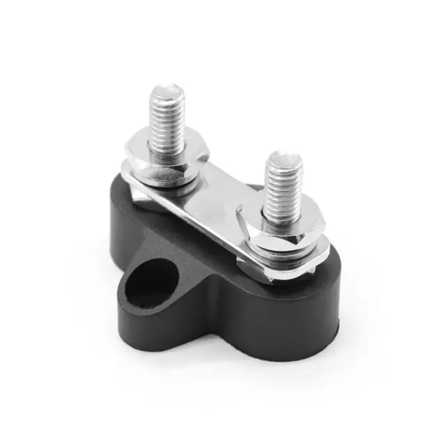 BUS BAR TERMINAL Block Heavy Duty Dual M6 Power Distribution Stud (Black) Hot EUR 5,62 - PicClick DE