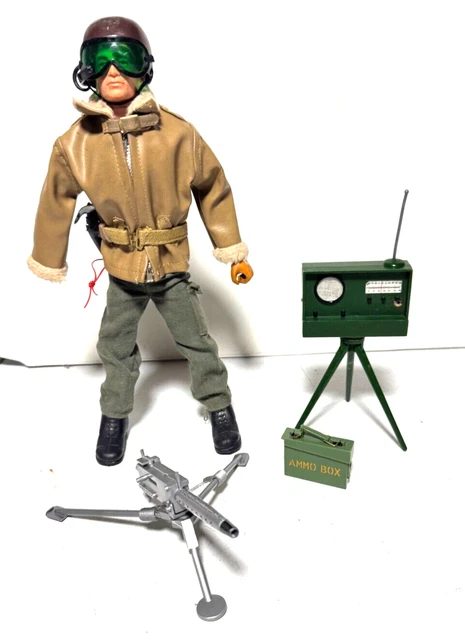 VINTAGE ACTION MAN - Action Man & Armoured Car Outfit with Accessories ...
