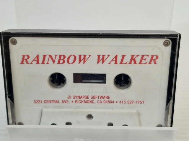 RAINBOW WALKER SYNAPSE Cassette Atari/Commodore UNKNOWN FORMAT MEGA RARE £39.95 - PicClick UK