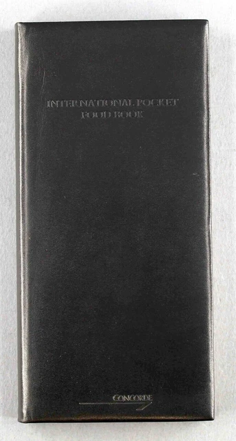 BRITISH AIRWAYS CONCORDE International Pocket Food Book Quentin Crewe ...