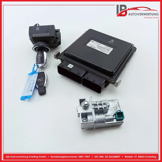 MERCEDES BENZ C-CLASS Combi W204 C180 CGI Engine Control Unit SET ...