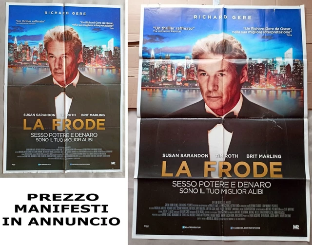 LA FRODE - Richard Gere - MANIFESTI CINEMA ORIGINALI Film 2012. Vari ...