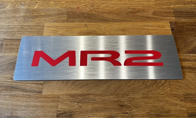JDM STYLE MR2 Show Plate. SW20. Number Plate. Brushed Aluminium. £18.99 ...