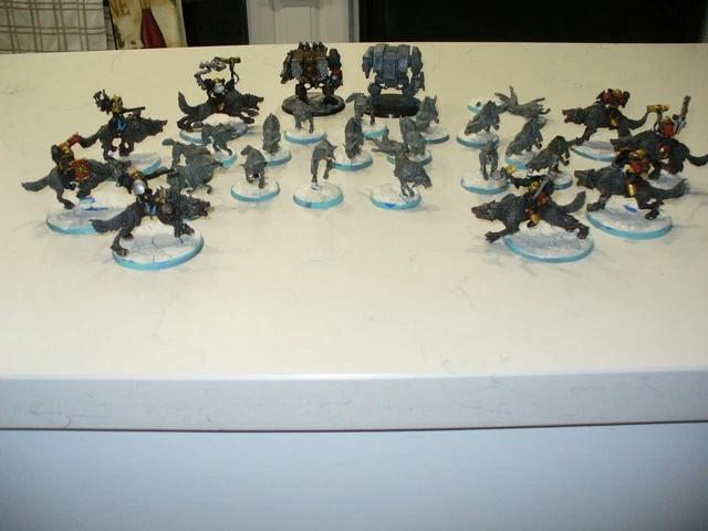 WARHAMMER 40K 27-THUNDERWOLF Cavalry Space Wolves Fenrisian Wolf Pack ...