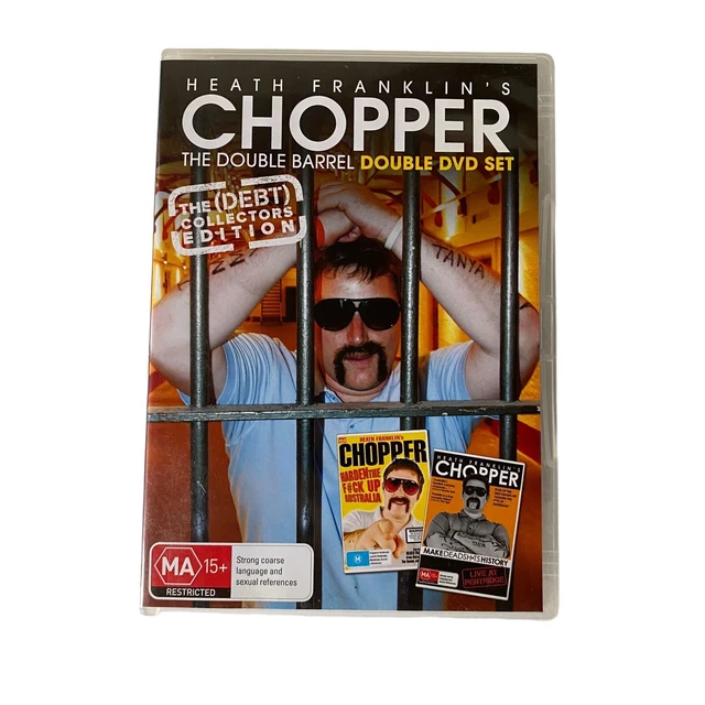 HEATH FRANKLIN'S CHOPPER Double Barrel Double DVD Set Region 4 Comedy ...