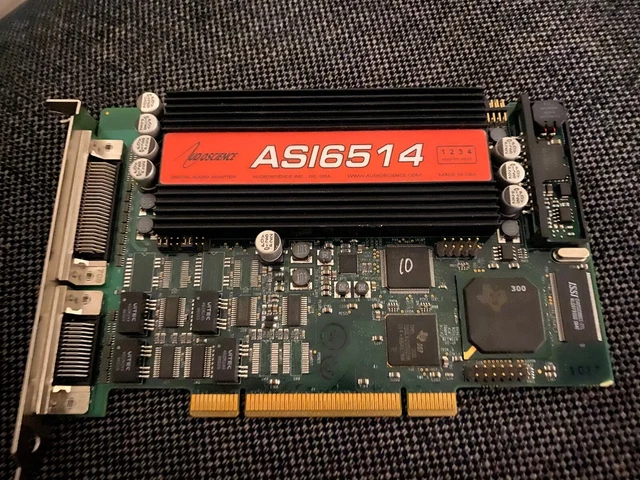 AUDIOSCIENCE ASI6514 BROADCAST Sound Card $400.00 - PicClick AU
