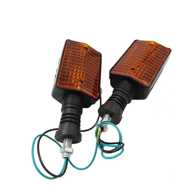 2X BLINKER HINTEN für Yamaha DT50 DT80 DT125 DT175 XT350 XT600 XT550 ...