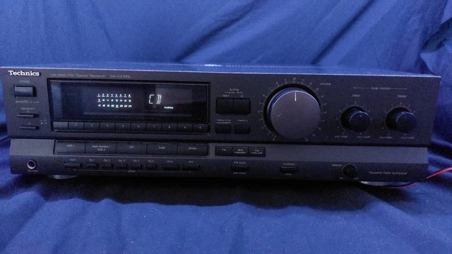 TECHNICS SA-GX100L STEREO RECEIVER LW MW FM PHONO AMPLIFIER TUNER HI FI ...