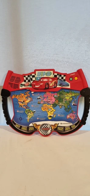 VTECH CARS WGP Lightning McQueen WORLD ATLAS EXPLORER Teaches Geography ...