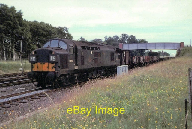 PHOTO RAILWAY 6X4 Class 37 D6756 Freight Train at Pilmoor July 1966 £2. ...