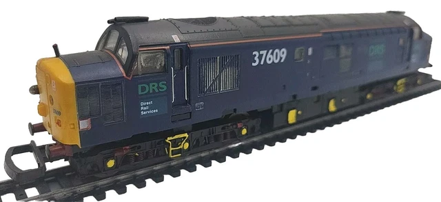 WORKING LIMA HO OO Gauge L204796 37609 DRS Blue Diesel Locomotive £70. ...