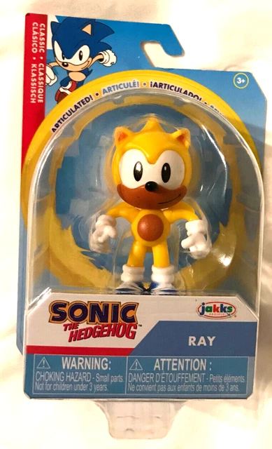 SONIC THE HEDGEHOG Ray 2.5” Inch 30th Anniversary Action Figure Toy NEW ...