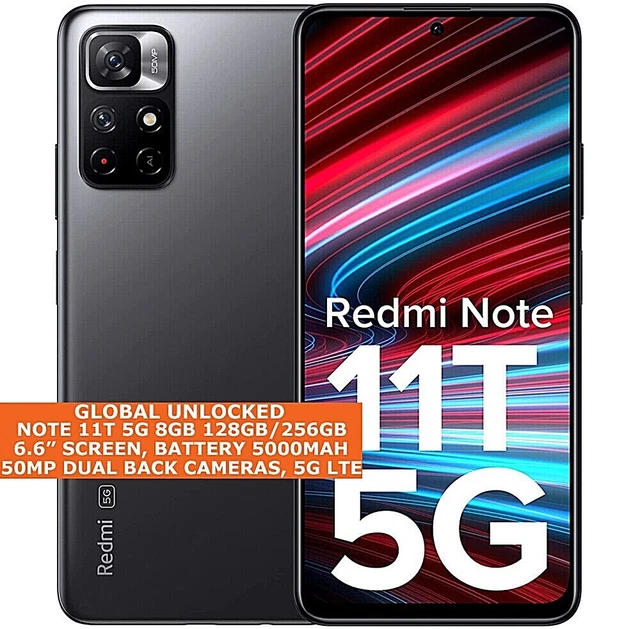 XIAOMI REDMI NOTE 11T 5G 8gb 128/256gb Octa-Core 6.6 " Digitales ...