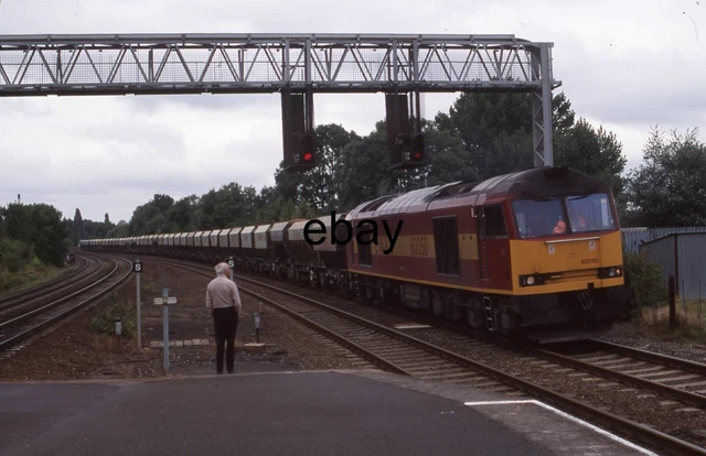 35MM RAILWAY SLIDE-EWS Diesel Electric Loco Class 60 60050 @ Kettering ...