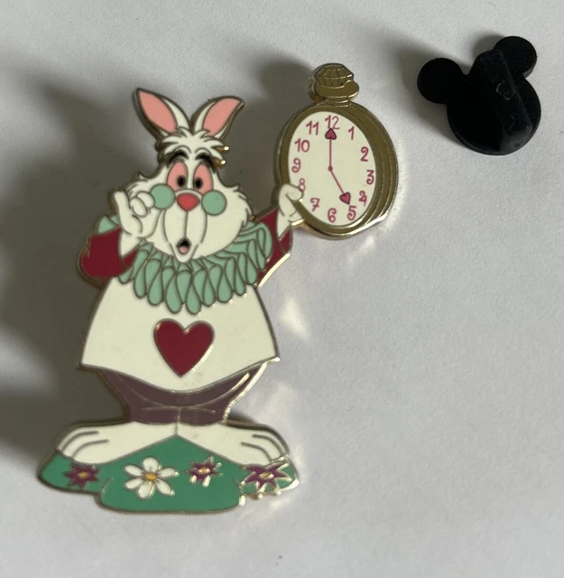 DISNEYLAND PARIS DISNEY White Rabbit Alice In Wonderland Pin Badge ...