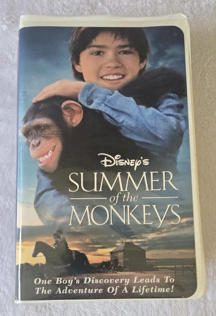 DISNEY'S SUMMER OF The Monkeys CLAMSHELL VHS Tape Family Kids MOVIE ...