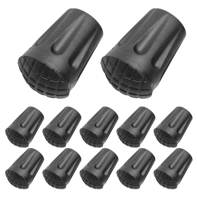 PREMIUM QUALITY 12MM Rubber Tip End Cap Covers for Trekking Poles 12pcs ...