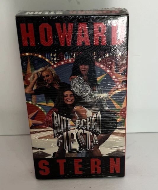 HOWARD STERN BUTT Bongo Fiesta VHS With Glasses 1992 New Sealed £10.50 ...