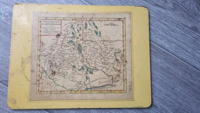 ANCIENNE CARTE GÉOGRAPHIQUE De 1749 De Russie POLOGNE EUR 80,00 ...