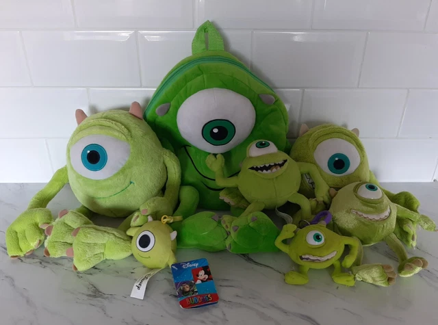 DISNEY MONSTERS INC Green Mike wazowski Plush Soft Toy Teddy Bundle X7 ...