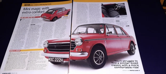 BMC AUSTIN MORRIS MG Wolseley Vanden Plas Riley 1100 1300 reg MXC222H ...