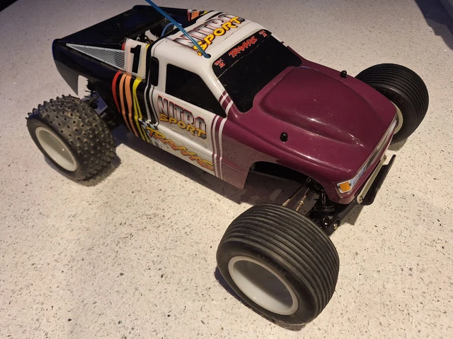 TRAXXAS NITRO SPORT nitro rc car vintage stadium truck £10.50 - PicClick UK