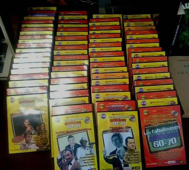 LES FABULEUSES ANNEES 60-70 collection complète des 80 dvd présentation Hubert d EUR 102,00 ...