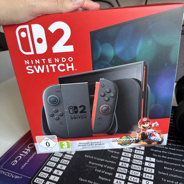 NINTENDO SWITCH 2 Console Uk + Mario Kart World Bundle - In Hand £312. ...