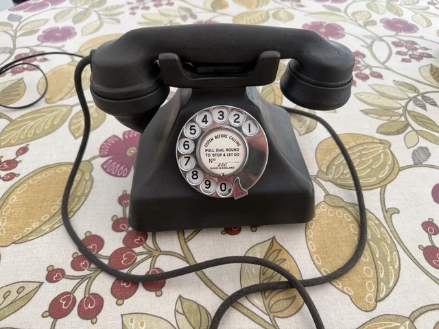 VINTAGE ANTIQUE BAKELITE Telephone Circa 1940s £52.70 - PicClick UK