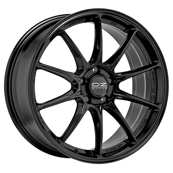 ALUFELGE OZ RACING HYPER GT HLT FUR FIAT 8.5x19 5x114.3 GLOSS BLACK WEV ... ALUFELGE OZ RACING HYPER GT HLT FUR FIAT 8.5x19 5x114.3 GLOSS BLACK WEV ...