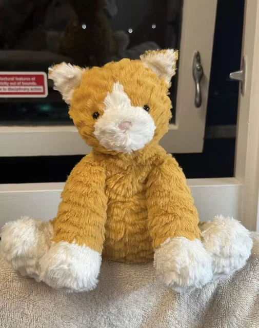 JELLYCAT FUDDLEWUDDLE YELLOW-COLORED Kitten Plush Toy Brand New & Dust ...