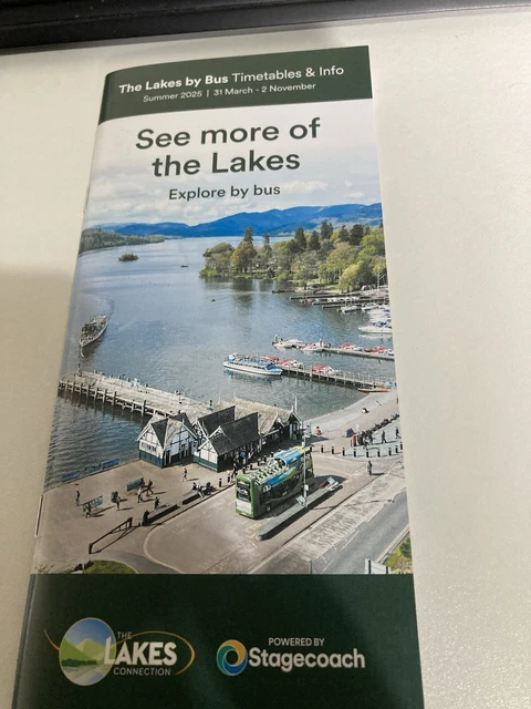 STAGECOACH CUMBRIA THE Lakes by bus Timetable booklet Summer 25 with ...