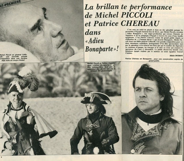 COUPURE DE PRESSE Clipping 1984 Patrice Chereau Michel Piccoli (2 pages) EUR 5,00 - PicClick FR