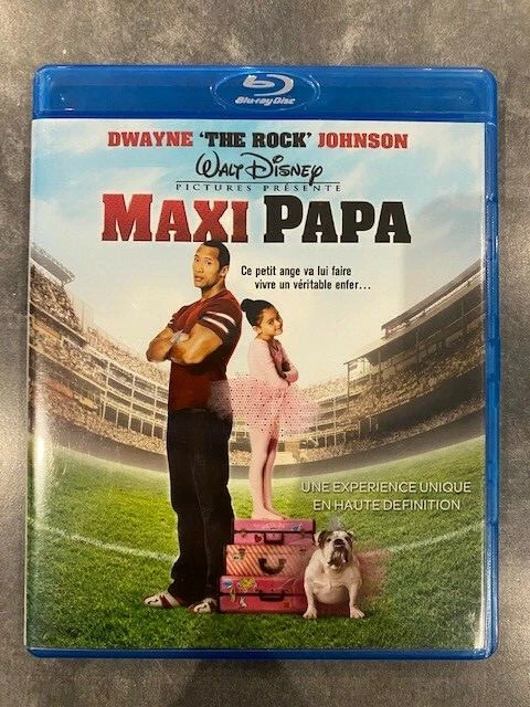 MAXI PAPA DISNEY Movie with DWAYNE "THE ROCK" JOHNSON in BLU RAY Zone B ...