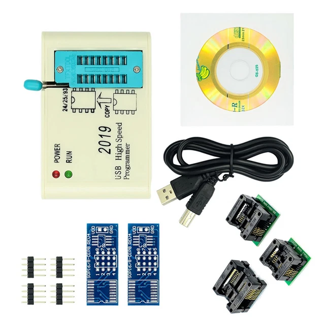 EZP2019 USB HIGH Speed Programmer Support 24 25 93 EEPROM 25 Flash Bios ...
