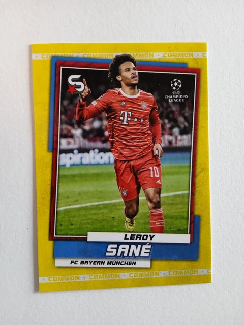 TOPPS UEFA SUPERSTARS 2023 COMMON BAYERN MUNCHEN SANE' n 103 NEW EUR 2 ...