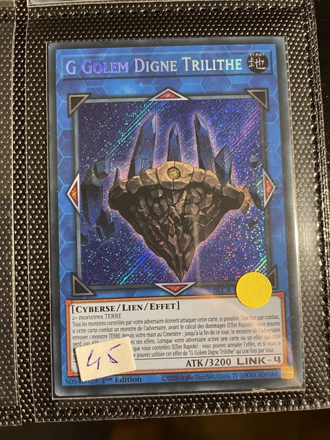 YU-GI-OH! G GOLEM Digne Trilithe BLCR-FR045 - Secret Rare - 1st EUR 1 ...
