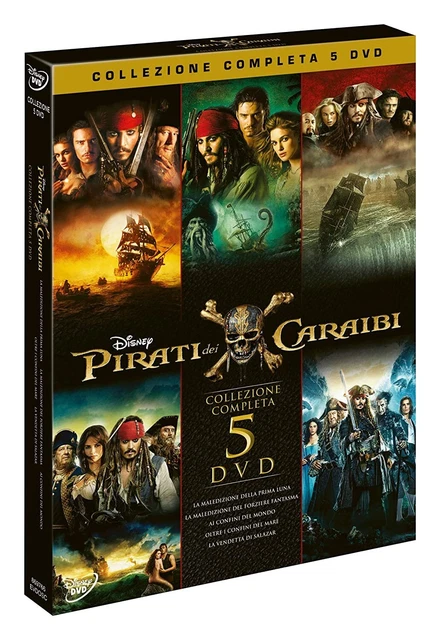 PIRATES OF THE Caribbean. The Complete Saga (2022) 5 Pre-Order DVDs £24 ...